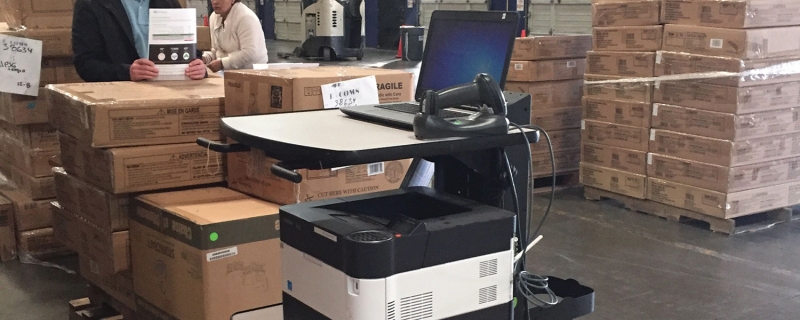 CoolMan 2800 Trailer Fan with Rite-Lite LED Dock Light - Material ...