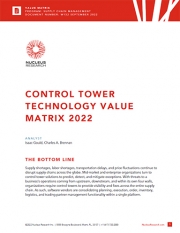 Nucleus Research Control Tower Value Matrix 2022 - Supply Chain 24/7 Paper